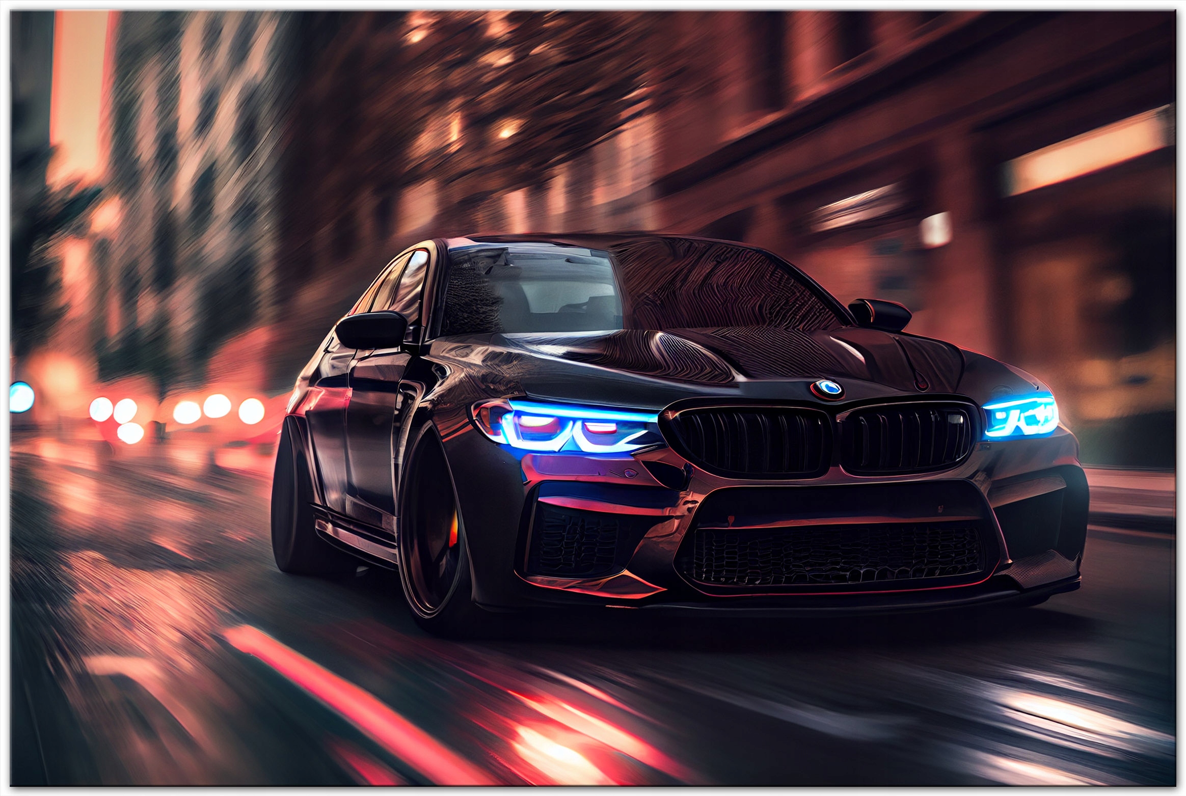 Obraz na płótnie Auto BMW M5 Samochód • Cena, Opinie • Obrazy ...