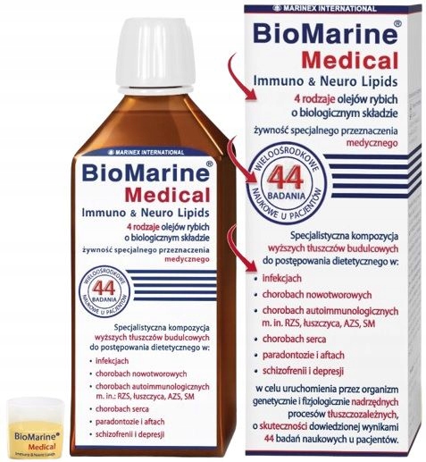 BioMarine, Medical Immuno&Neuro Lipids, 200 ml (5903839934179) • Cena ...
