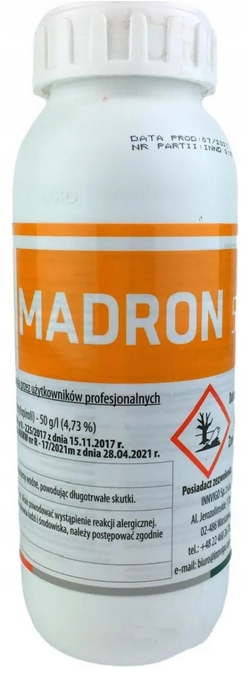 ZAPRAWA MADRON 0,5L ZBÓŻ GRZYBOBÓJCZA NA 1T NASION JESIENNA OZIME ŻBOŻA (5907731952286) • Cena ...