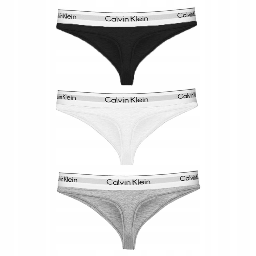 Majtki stringi Calvin Klein 3 szt. r. S 14584734635 - Allegro.pl