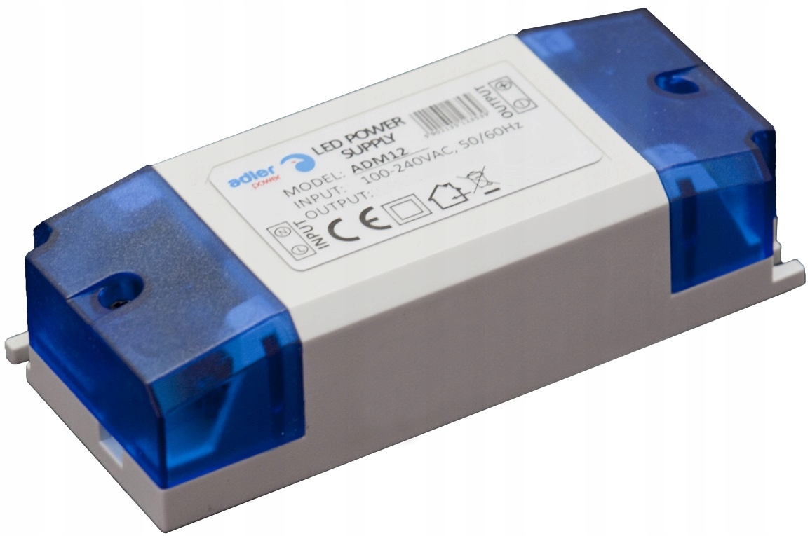 SOLIDNY ZASILACZ MEBLOWY 24V 0.5A 12W DO TAŚM LED MINI TRANSFORMATOR ADLER - Sklep, Opinie, Cena ...