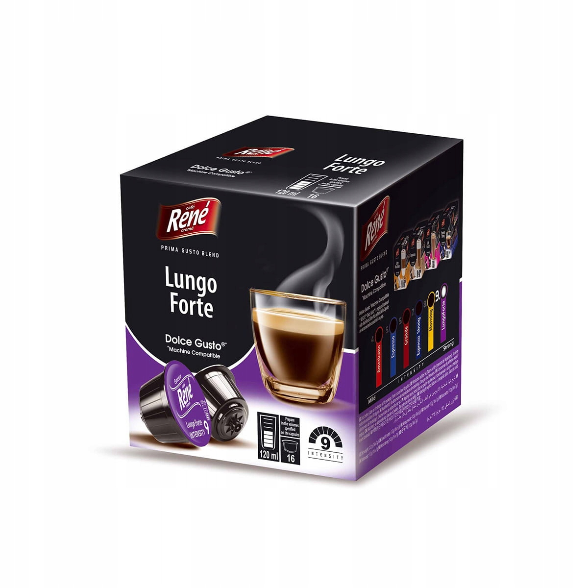 Kapsle pro Dolce Gusto Café René Lungo Forte 16 ks, (5902480014292 ...