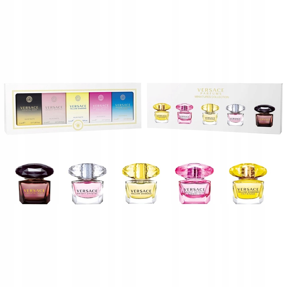 Versace Woman's Miniature Gift Set EDP MINI 2 x 5 ml + EDT MINI 3 x 5 ...