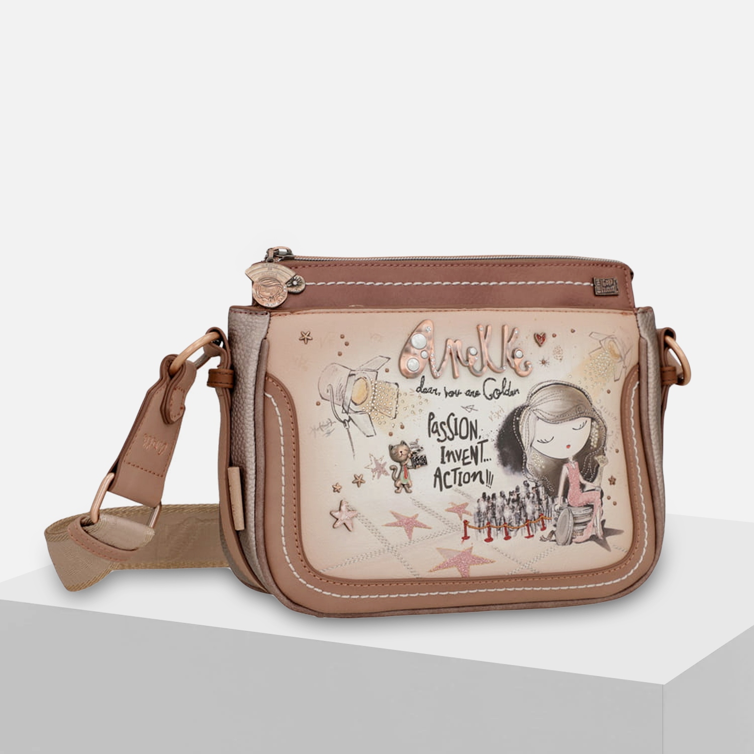 Torebka damska ANEKKE Hollywood Listonoszka 38703-062 NOWA KOLEKCJA 15238654176 - Allegro.pl