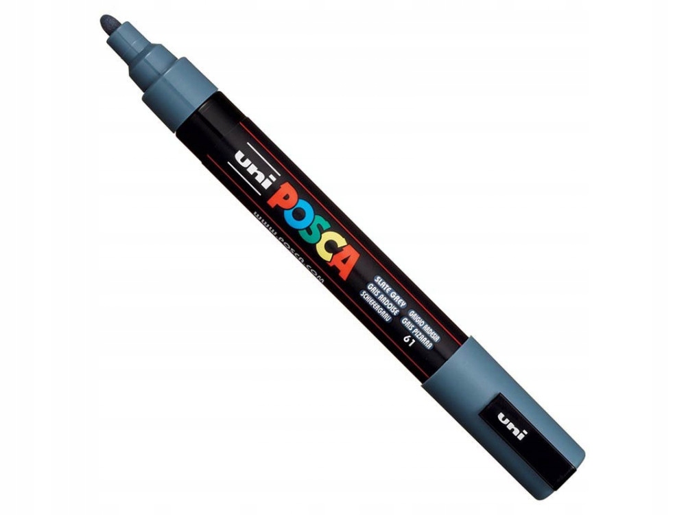 Marker dekoracyjny plakatowy POSCA PC-5M Slate Gray 61 mazak uni ...