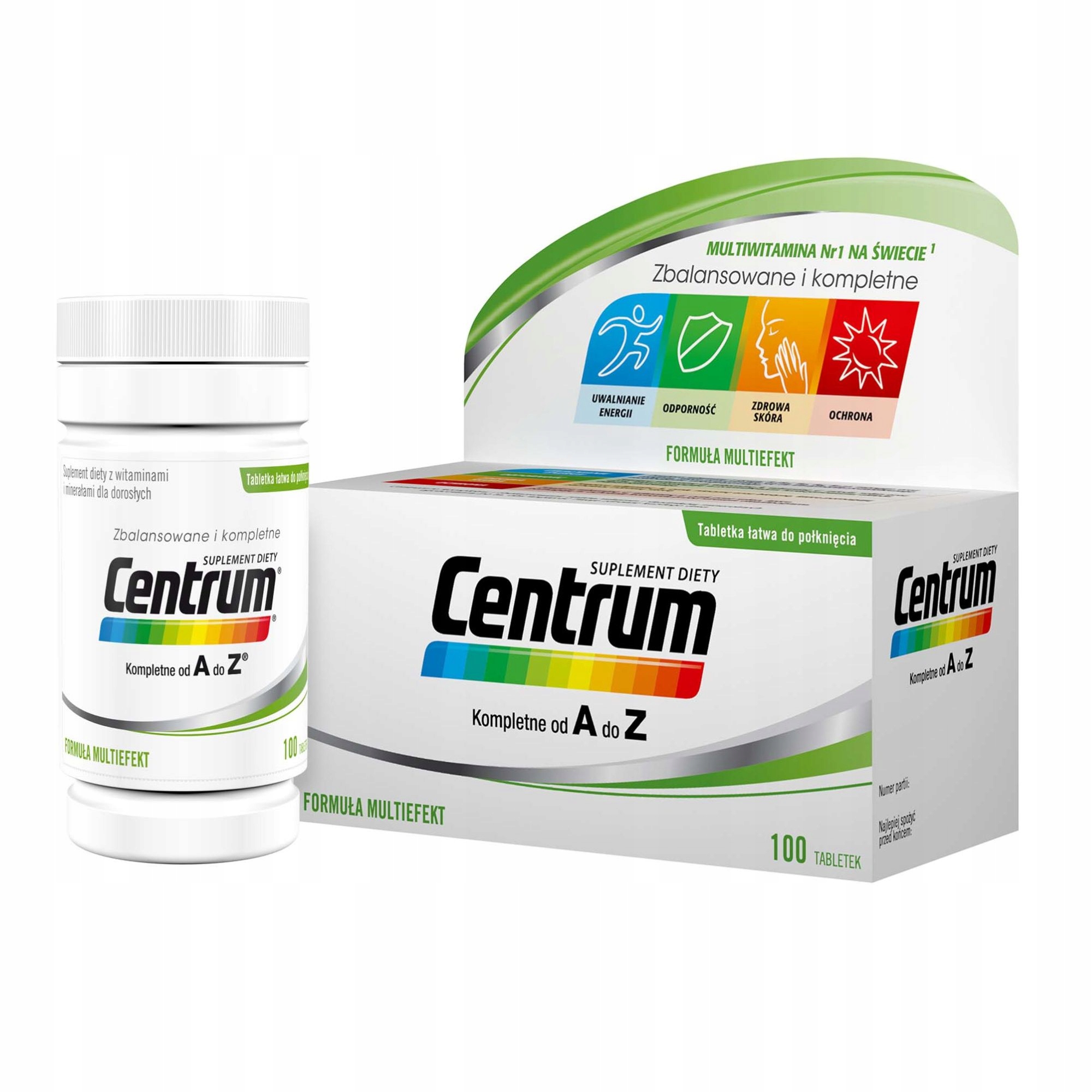 CENTRUM A-Z Multiefekt 100 tabletek 13178833201 - Allegro.pl