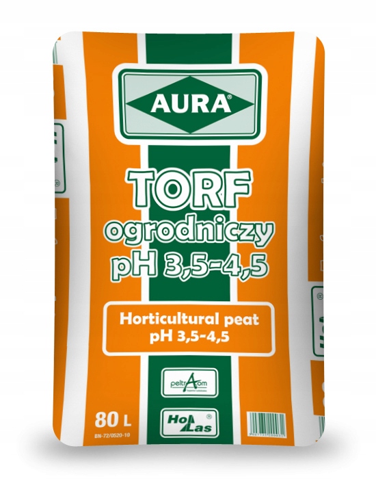 Sterlux Torf kwaśny 3,5-4,5 80L AURA (5907735200031) • Cena, Opinie ...