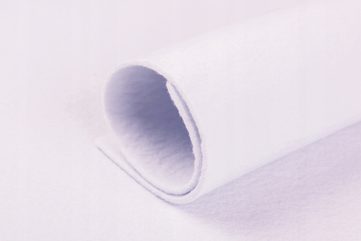 Filc Biały Cienki - Niska cena na Allegro
