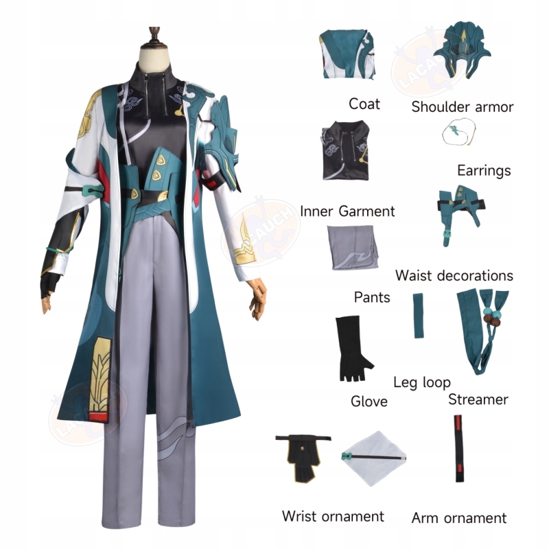 Cosplay Hra Honkai: Star Rail Dan Heng převlek za 2737 Kč - Allegro