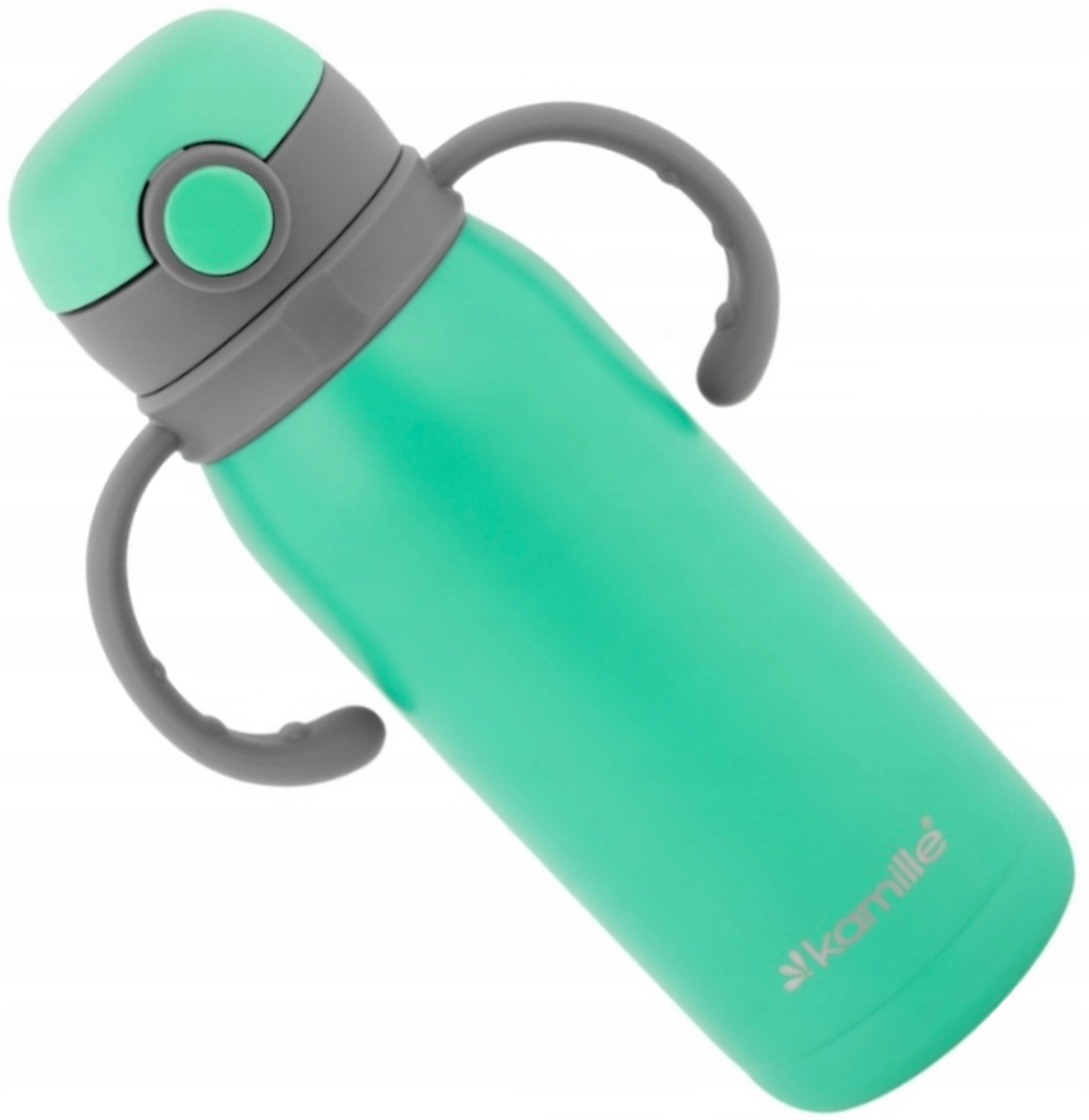 KUBEK TERMICZNY BIDON TERMOS 450ml BUTELKA STALOWY DZIECI z RURKĄ OLDMAN - Bidon z rurką termos ...