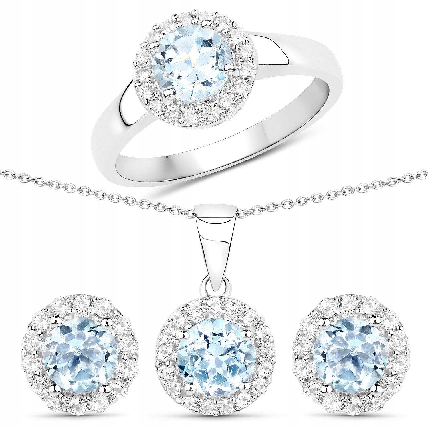 SET S TOPAZY A HOŘKÝMI KRYSTALY VEL.17 za 5201 Kč - Allegro