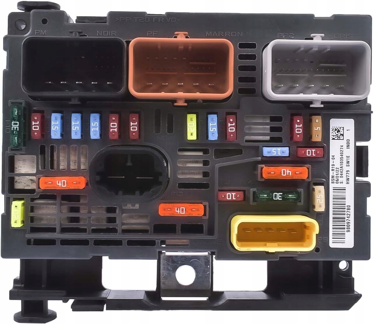 Motorový pojistkový blok Woosphy, náhrada BSM pro Citroen C5 1.6/8 ...