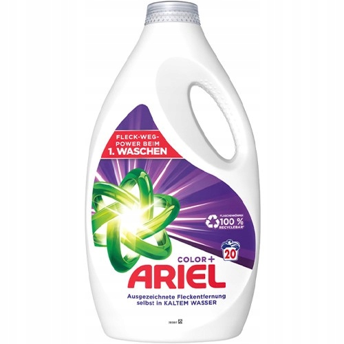Ariel Color + gél na pranie farba 20 praní 1L za 7.03EUR - Allegro