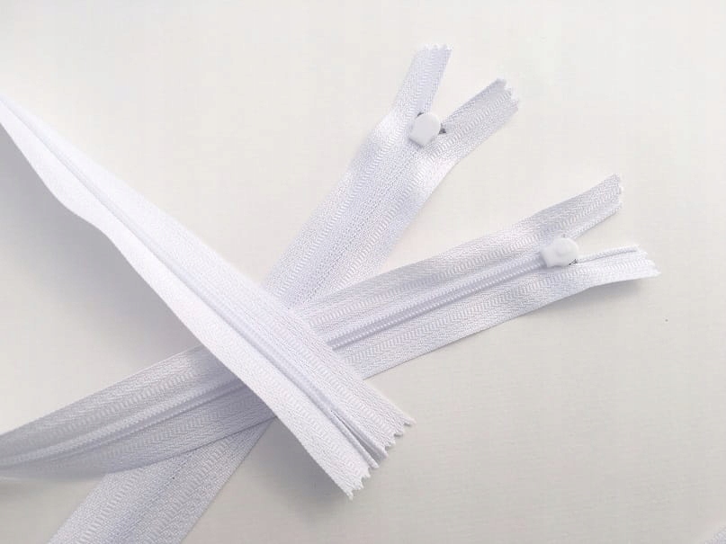 Suwak pościelowy 50 cm zamek biały - porównaj ceny - Allegro.pl