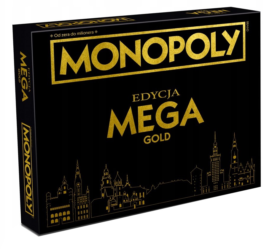 GRA PLANSZOWA MONOPOLY edycja MEGA GOLD edycja specjalna - Stan: Nowy ...