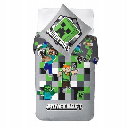 Pościel MINECRAFT Steve Creeper Kilof Alex TNT (5905742058713) • Cena ...