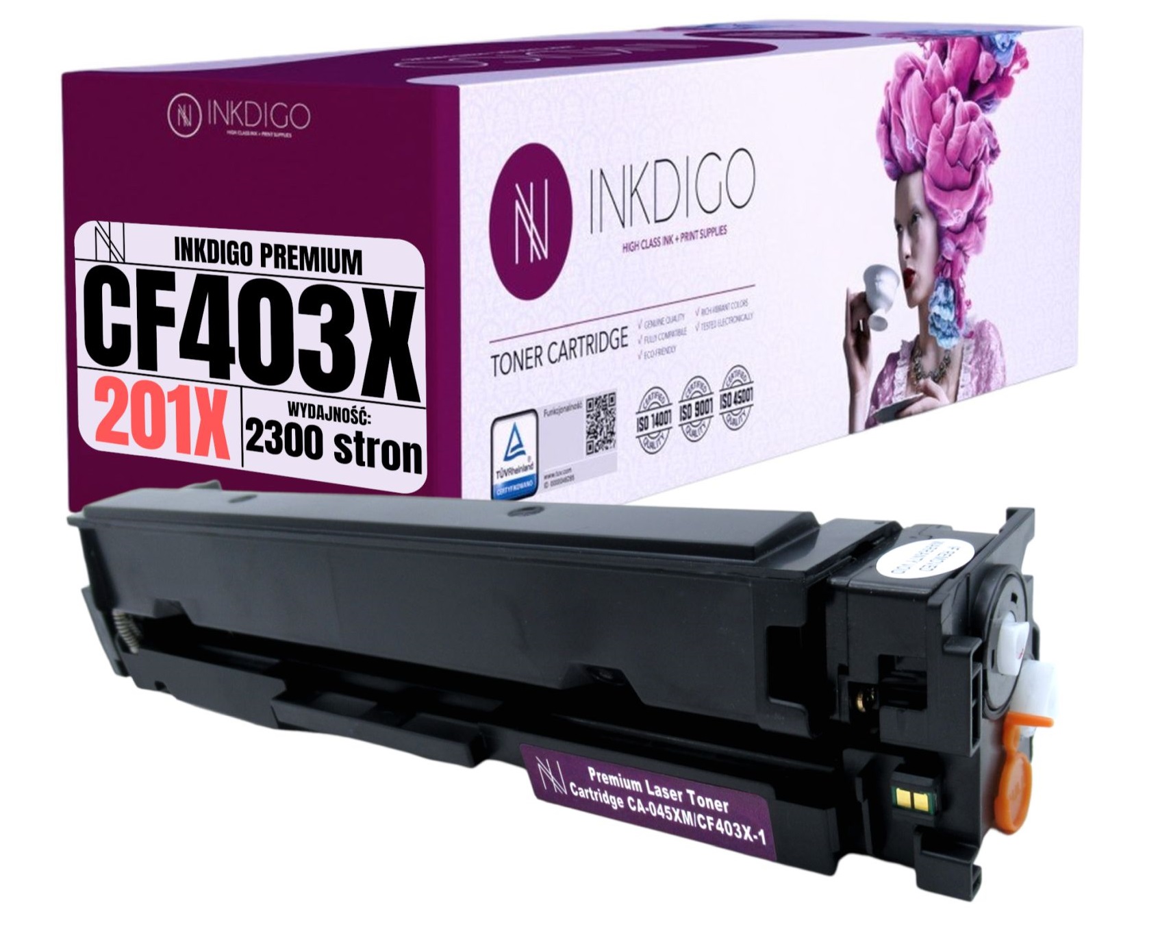 CF403X XL - TONER ZAMIENNY do DRUKARKI HP COLOR LASERJET PRO MFP M277DW ...