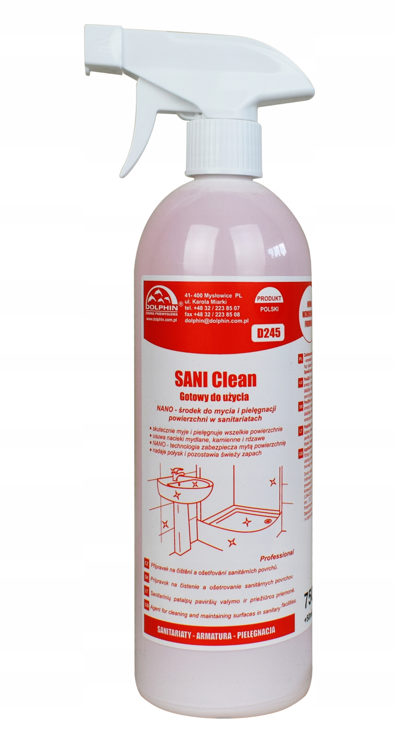 Odkamieniacz w płynie do instalacji Dolphin 0,75 l (5901769033436 ...