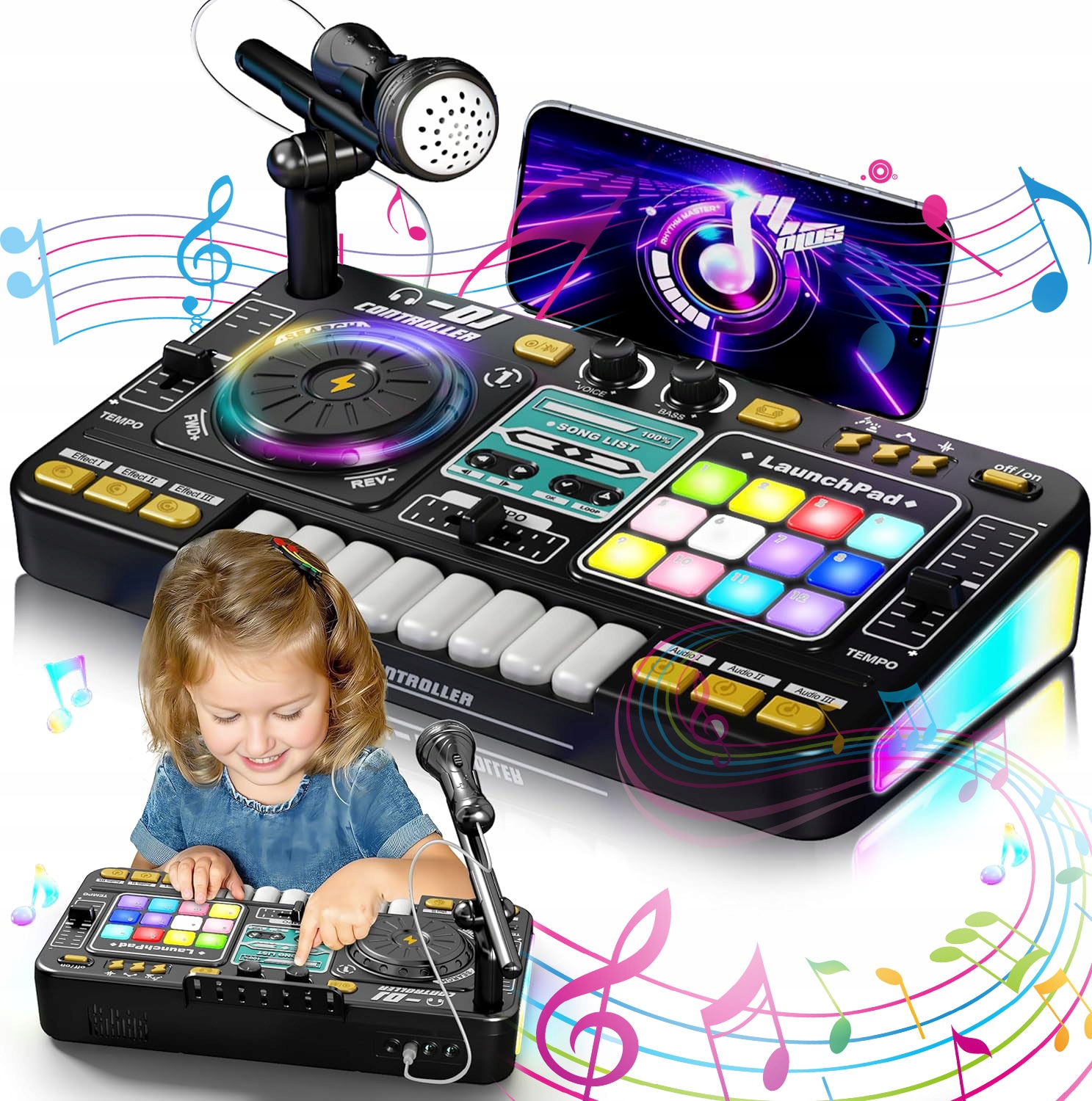 Organy pianino elektroniczne mikrofon 37 klawiszy demo keyboard dla ...