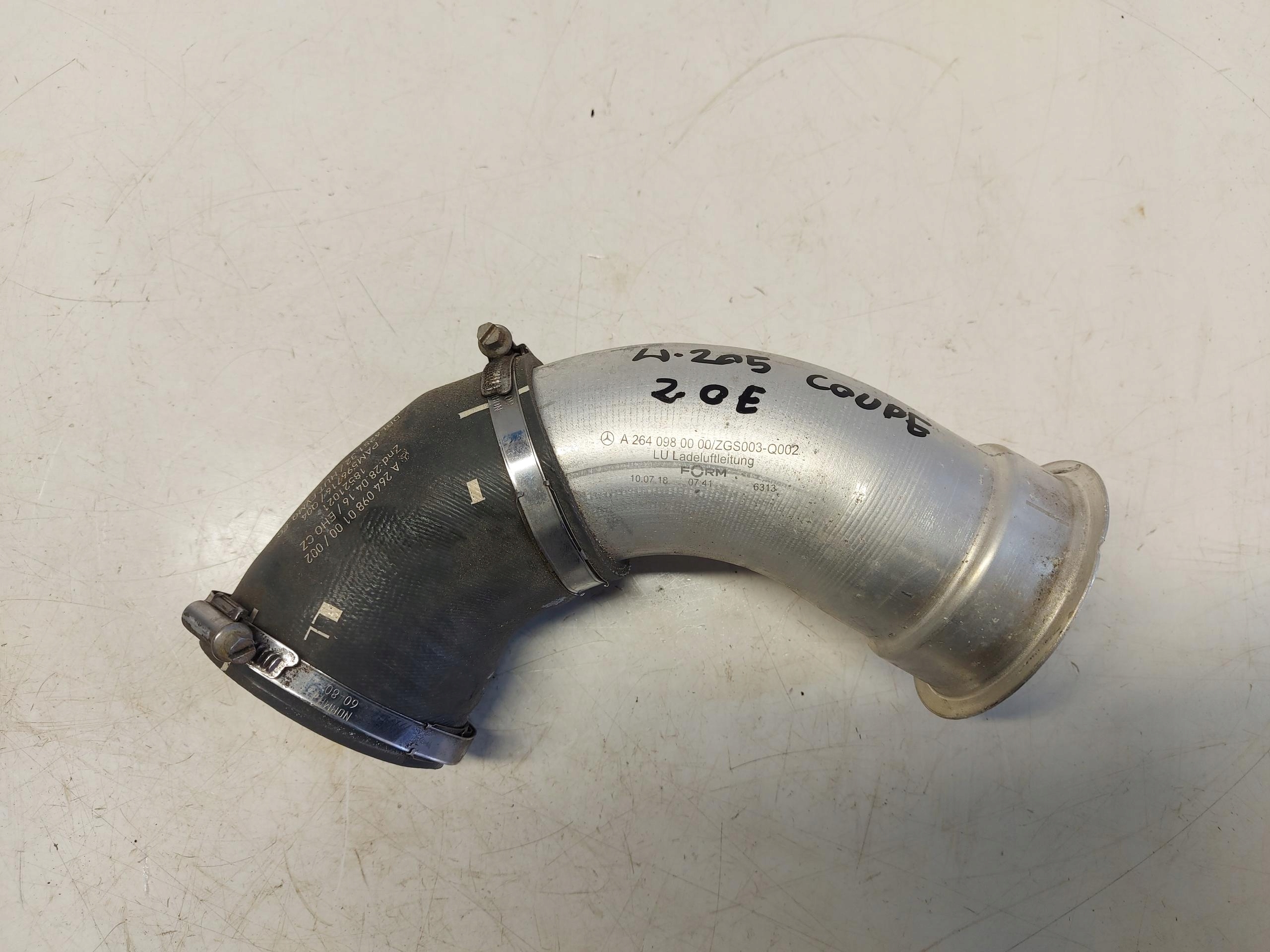 MERCEDES W205 COUPE przewód rura kolanko powietrza A2640980100 za 300 ...