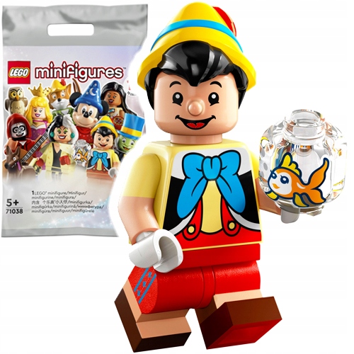 LEGO Disney Minifigures, 71038, Pinokio, B/N, coldis100-2 • Cena ...
