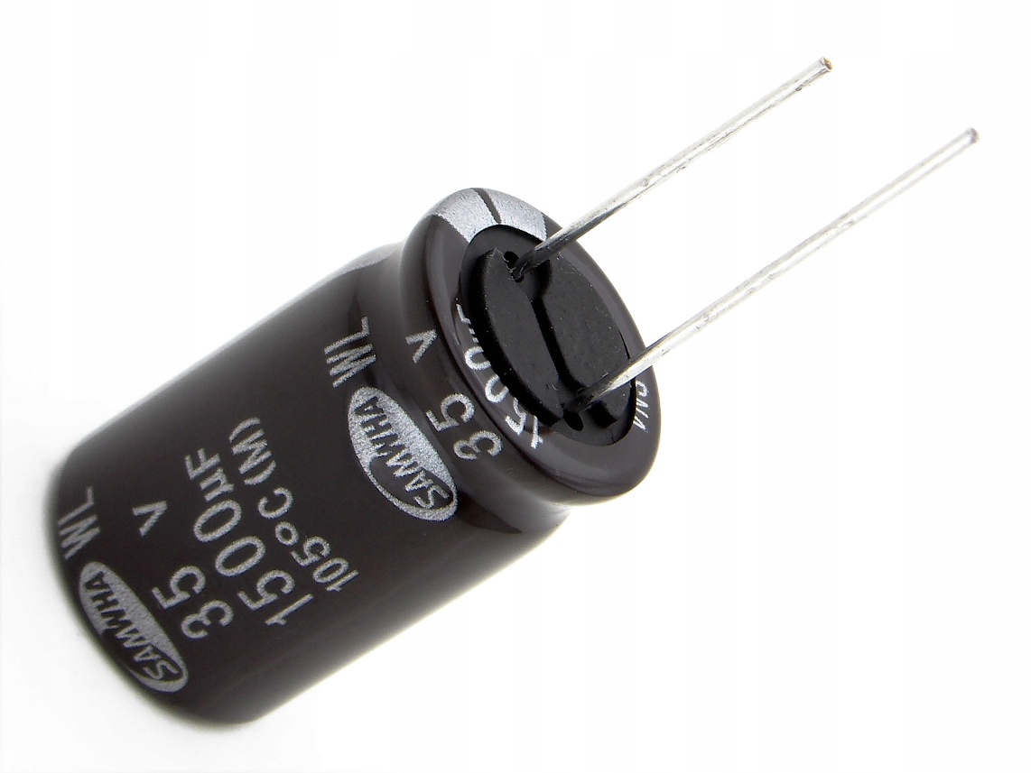 KONDENZÁTOR 1500uF / 35V 16x25 ULTRA NÍZKÝ ESR - DLOUHÁ ŽIVOTNOST - SAMWHA - 2ks, • Ceny ...