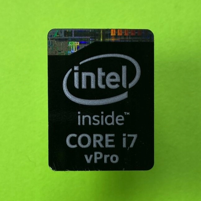 INTEL CORE i7 vPro 21x16 mm Počítačová nálepka PC Windows [11] za 2 ...