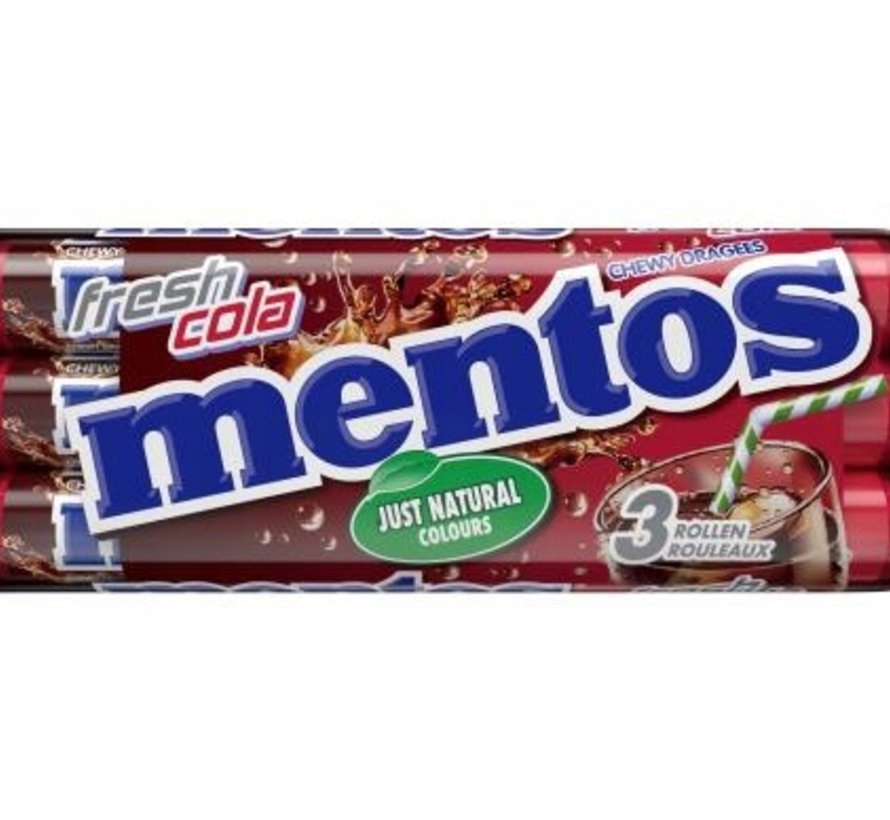 Cukierki Mentos Fresh Cola Mentos 112,5 g - porównaj ceny - Allegro.pl