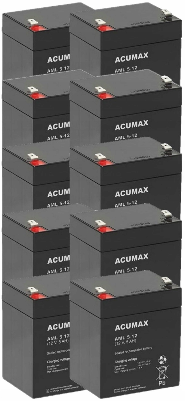 RBC117 RBC 117 #117 ZESTAW AKUMULATORÓW PAKIET BATERII UPS APC 10x AML ...