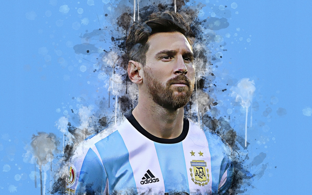 LIONEL MESSI Naklejka - plakat 60 cm K255 • Cena, Opinie - Allegro