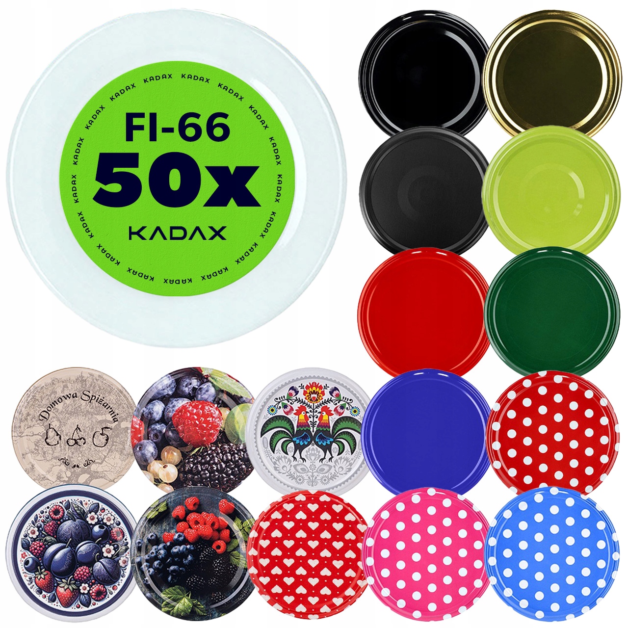 Nakrętki na Słoiki - Niska cena na Allegro