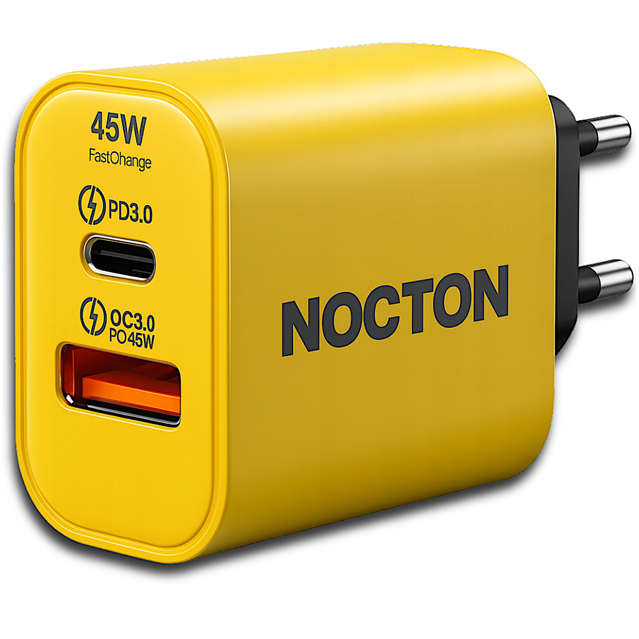 RYCHLÁ SÍŤOVÁ NABÍJEČKA USB TYP-C GaN 45W QC 3.0 PD pro TELEFONY a ...