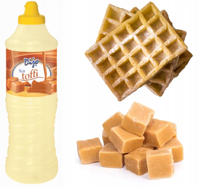 Sos TOFFI Polewa do deserów 1000 g Dijo Lody Gofry Naleśniki DEKORACJA ...