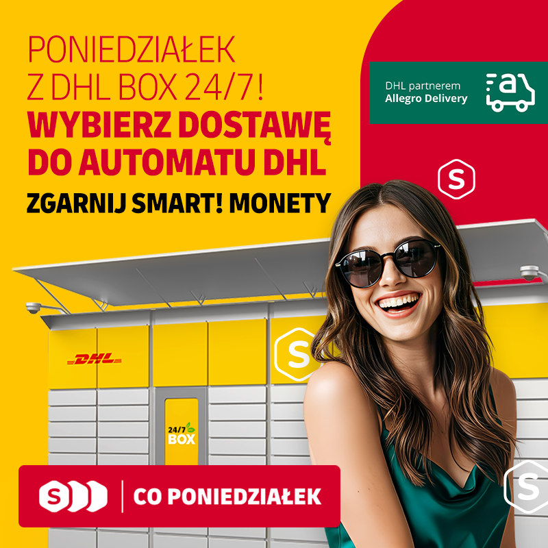 Wygodne dostawy DHL w Allegro SMART: kurier, automat, punkt