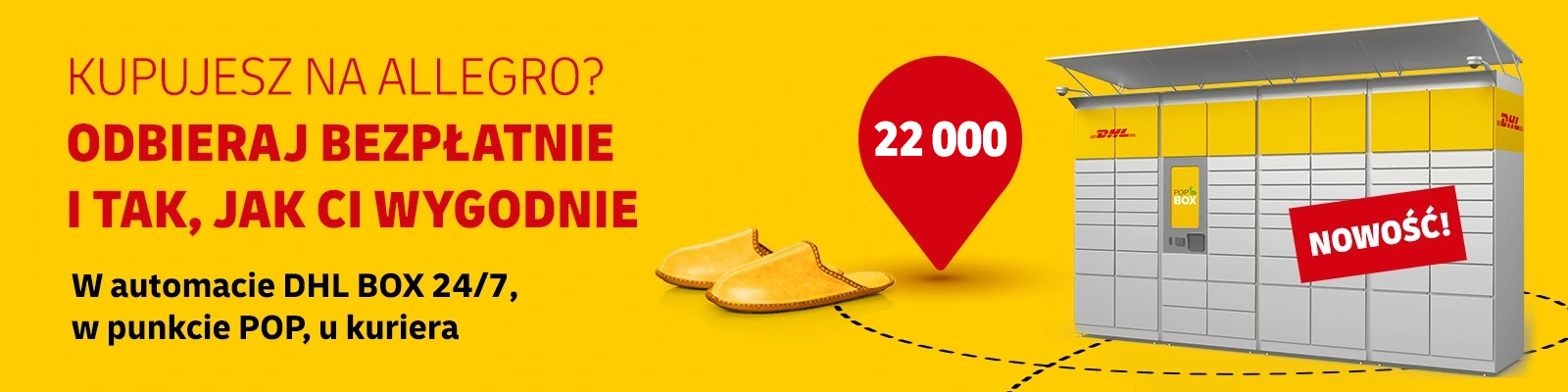 Wygodne dostawy DHL w Allegro SMART: kurier, automat, punkt