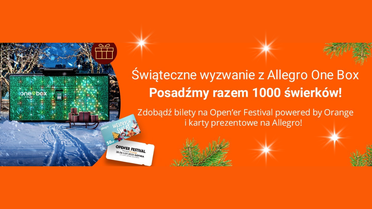 Odbieraj świąteczne paczki z Allegro One Box i graj o nagrody! - Allegro.pl