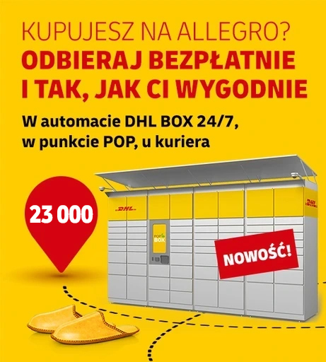 Wygodne dostawy DHL w Allegro SMART: kurier, automat, punkt