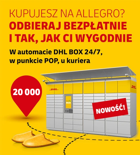 Wygodne dostawy DHL w Allegro SMART: kurier, automat, punkt