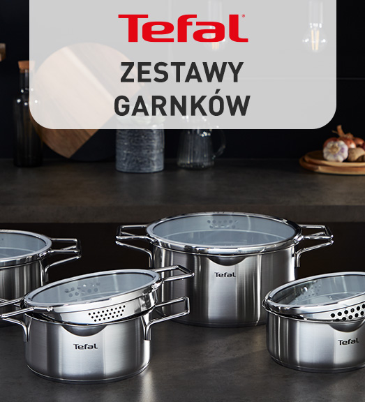 Tefal garnki, patelnie, wyposażenie kuchni, sprzęt AGD