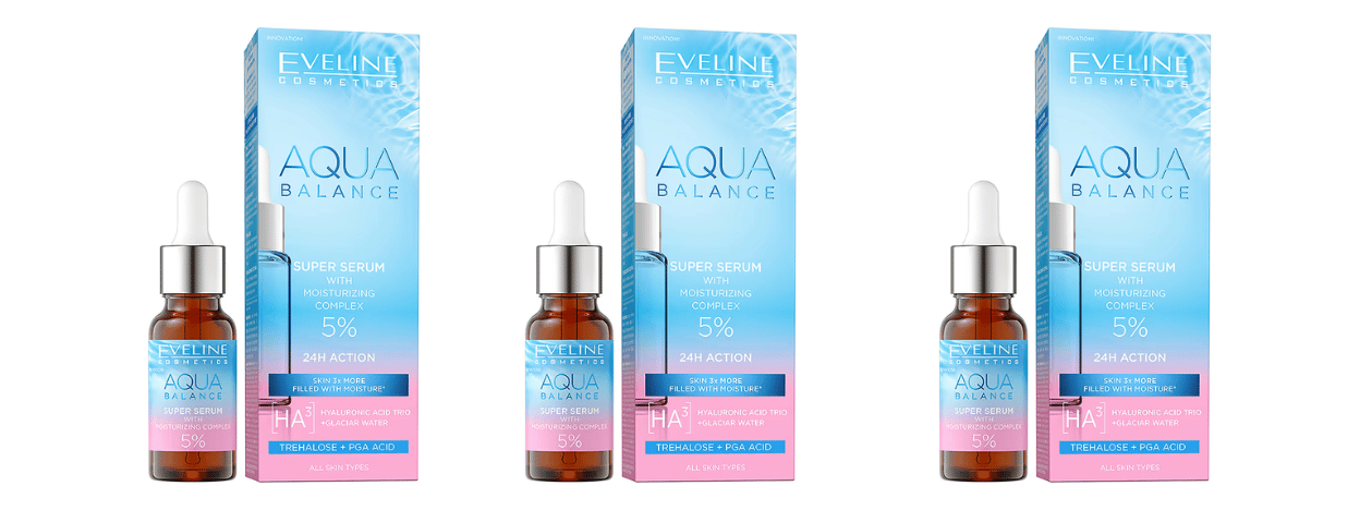 Super serum z kompleksem nawilżającym Aqua Balance od Eveline. Sprawdź, dlaczego warto mieć je w ...