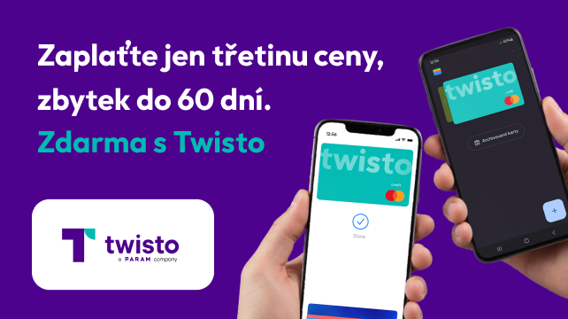 Landing page pro Twisto platby