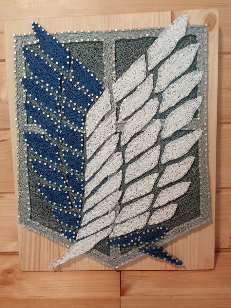 Obraz string art Attack on Titan Scout Shield | Wyszków | Kup teraz na ...