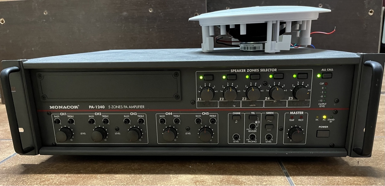 Wzmacniacz miksujący MONACOR PA1240 | Bydgoszcz | Kup teraz na Allegro ...