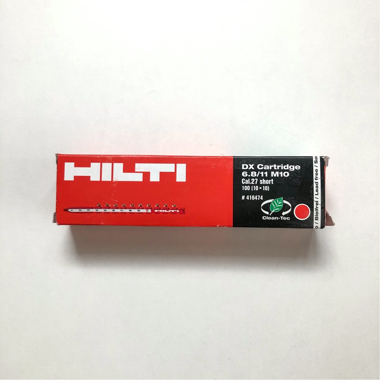 Hilti dx cartridge 6 8 11 M10 cal 27 short 416475 | Tarnów | Kup teraz na Allegro Lokalnie