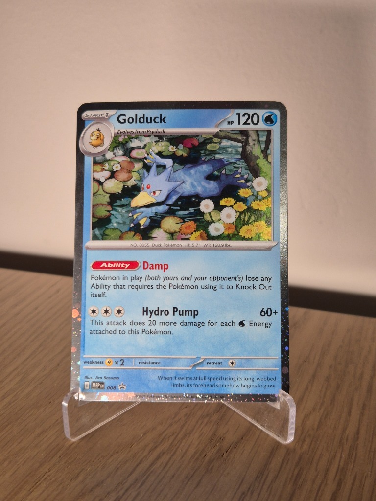 Karta Pokemon TCG: Golduck (MEP 008) | Gostyń | Kup teraz na Allegro ...