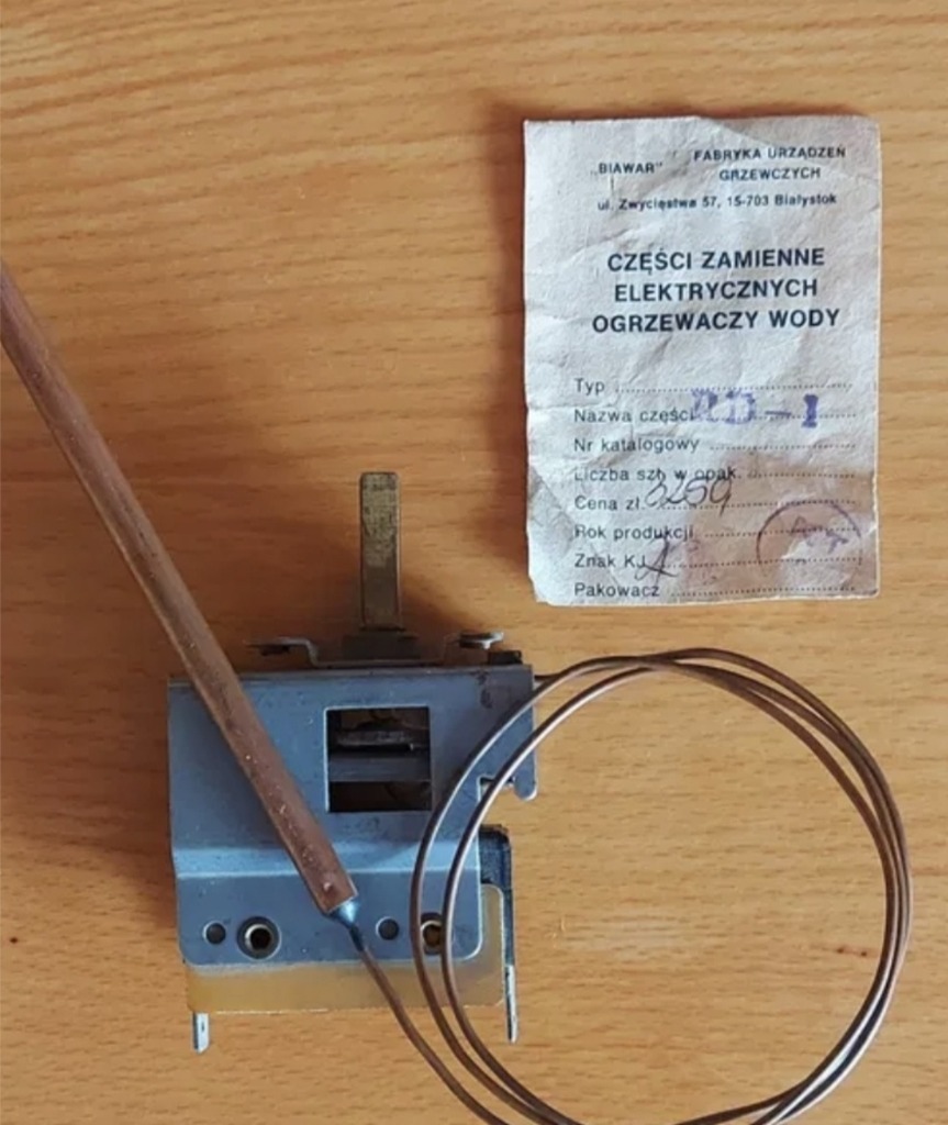 Termostat RD 1 podgrzewacza ogrzewacza wody Fach | Szamotuły | Kup ... Termostat RD 1 podgrzewacza ogrzewacza wody Fach | Szamotuły | Kup ...