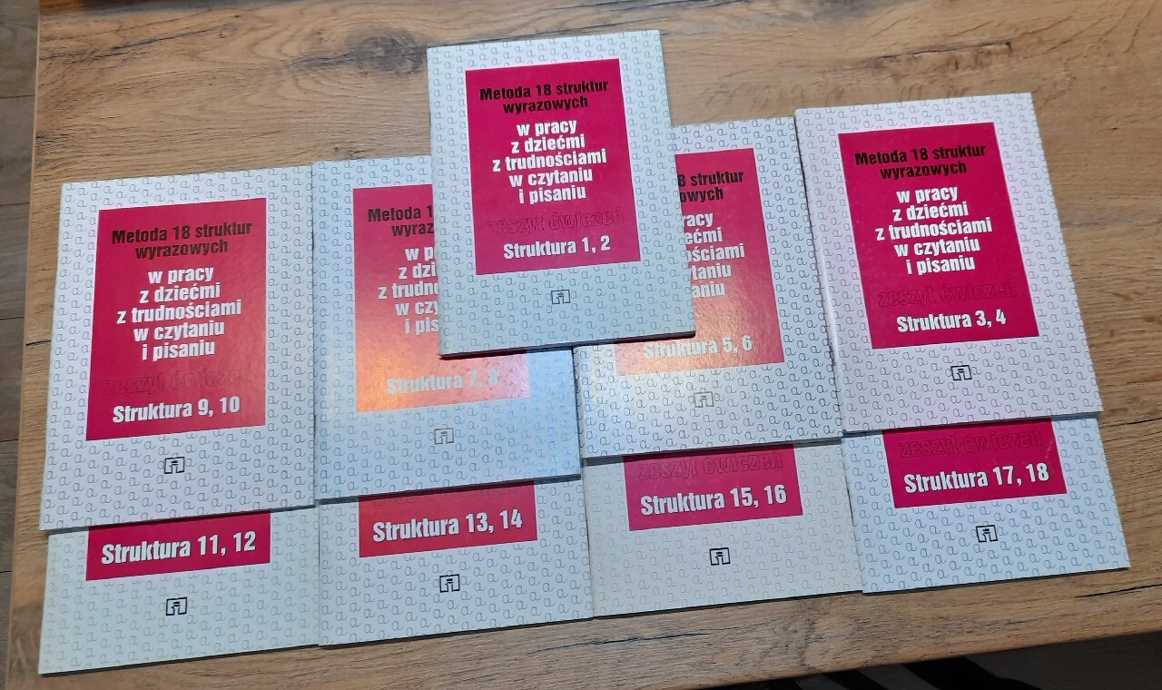 Metoda 18 struktur wyrazowych + 9 książek | Zabrodzie | Kup teraz na ...