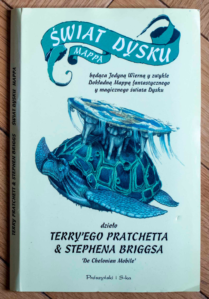 Świat Dysku Mappa Terry Pratchett Discworld Mapp Mapa Stephen Briggs ...