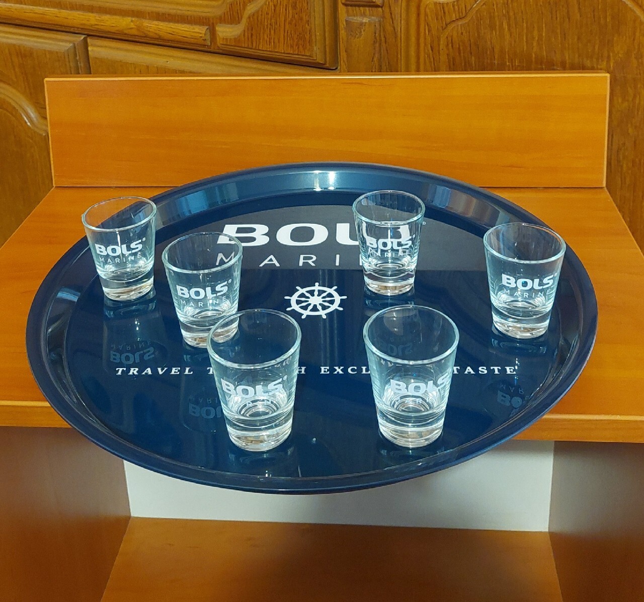 Bols Marine Premium Vodka Taca Barowa Kieliszki 6 Sztuk 40 ml | Janów ...