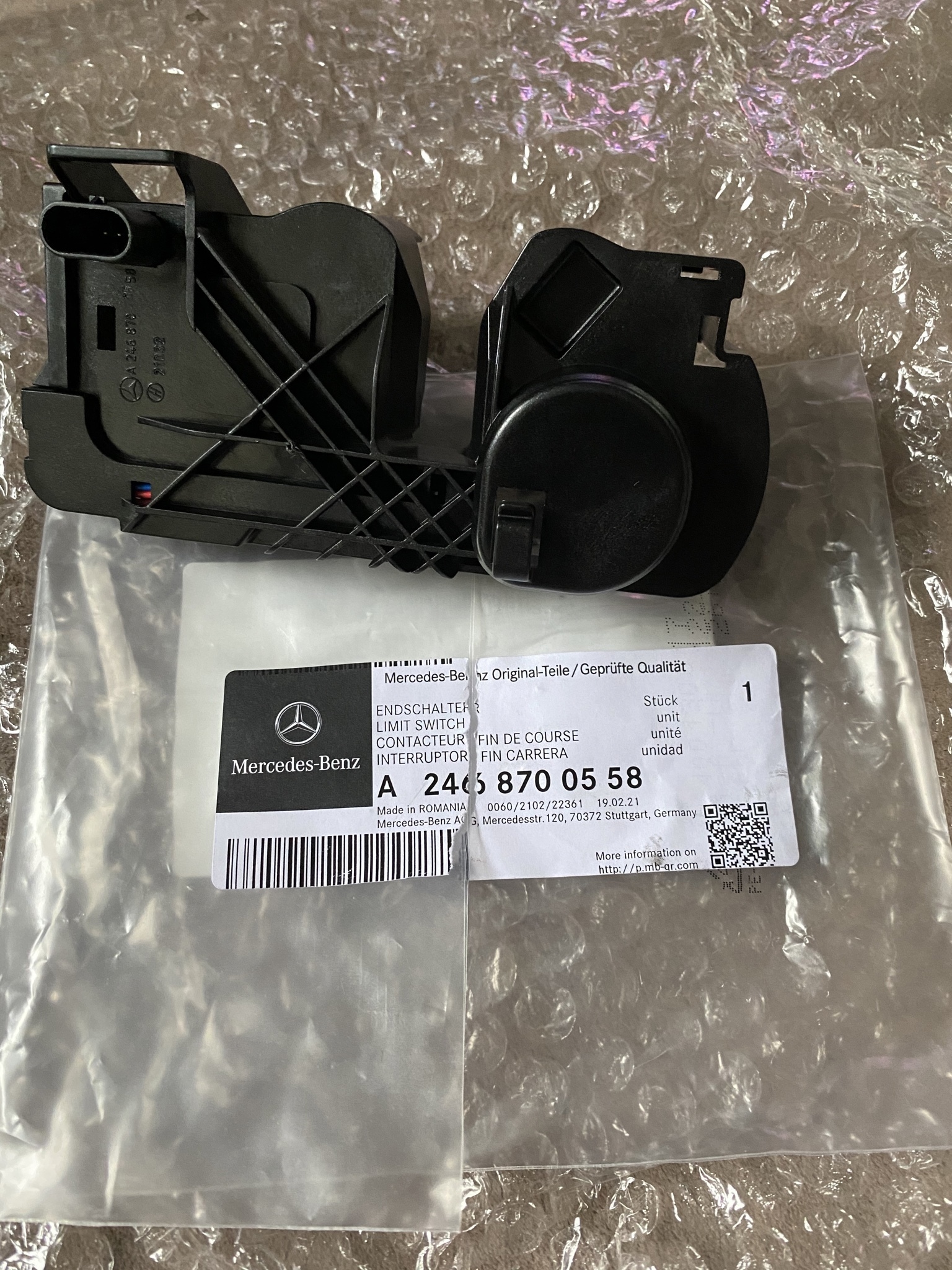 Czujnik rygiel zamek Mercedes B C CLA A2468700558 | Chojęcin-Szum | Kup ...